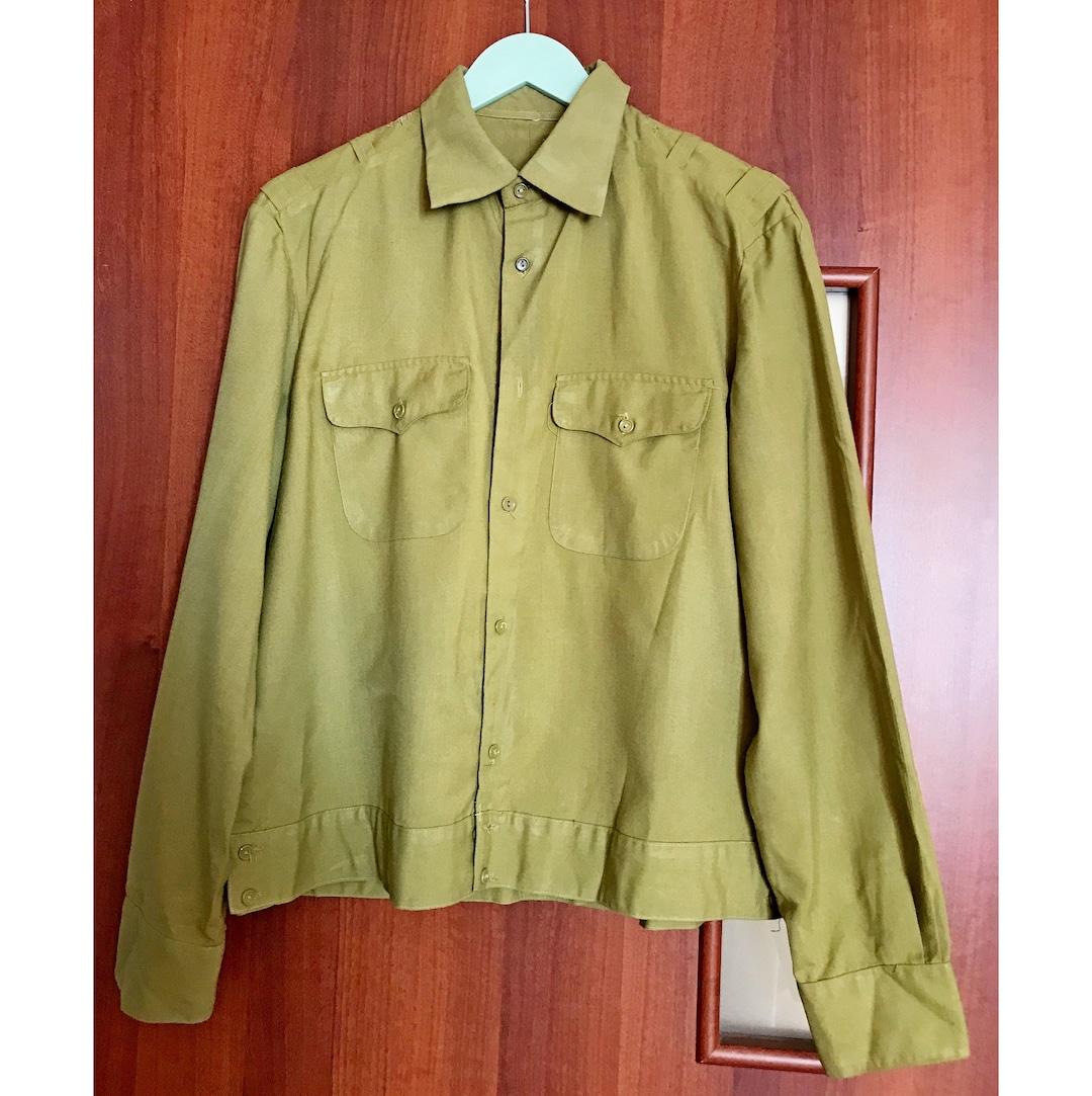 Soviet Military Shirt Jacket Uniform USSR Vintage Cloth - Etsy