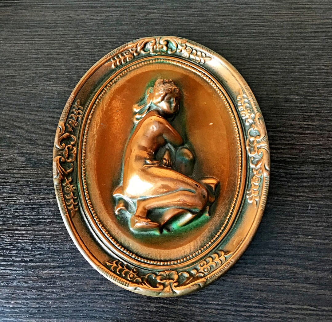 High Relief Bas Relief Clay Soviet Vintage USSR Sculpture Antique ...