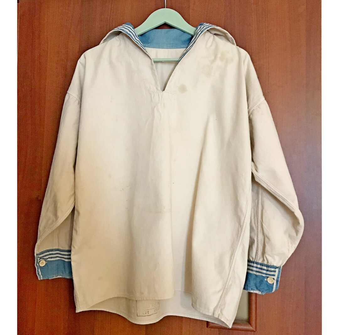 Soviet Military Nautical Shirt Jacket Sea Uniform USSR Vintage Cloth - Etsy