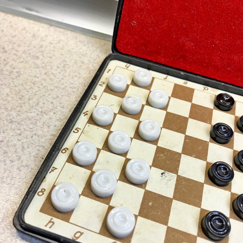 Magnetic Checkers - Etsy