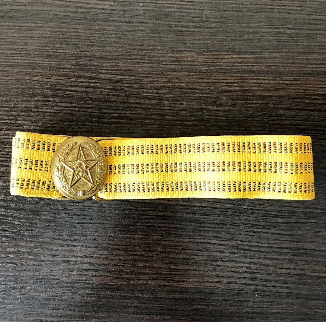 Soviet Vintage Army Belt Officer Parade USSR Military Belt Uniform - Etsy