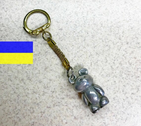Ukraine Vintage Keychain Olympic Bear USSR 1980 Moscow | Etsy
