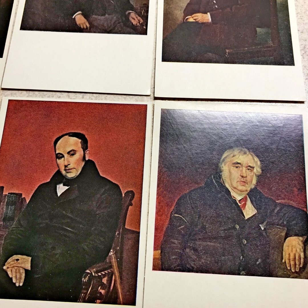 FULL set 16 Portraits of Russian writers 1969 Soviet writer | Etsy