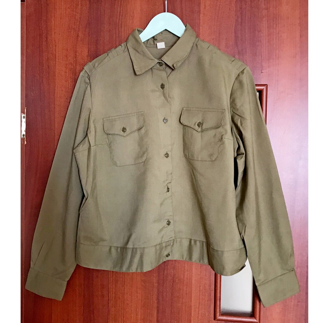 Soviet Military Shirt Jacket Uniform USSR Vintage Cloth - Etsy