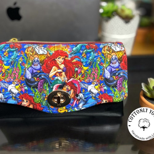 Little Mermaid Wallet Ariel Wallet Little Mermaid Wristlet - Etsy