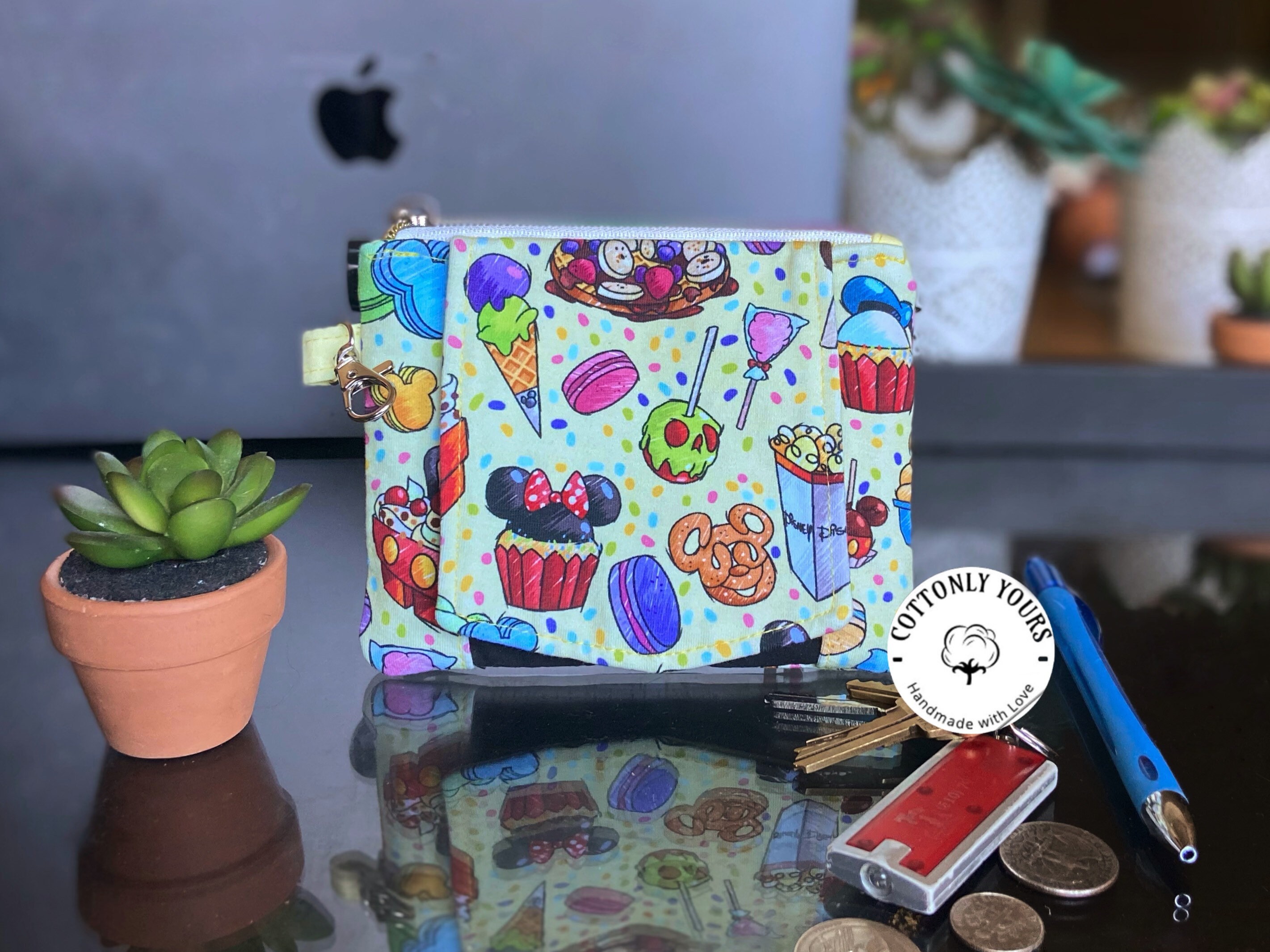 Magic Snacks Small Wristlet Cash and Card Wallet | Etsy