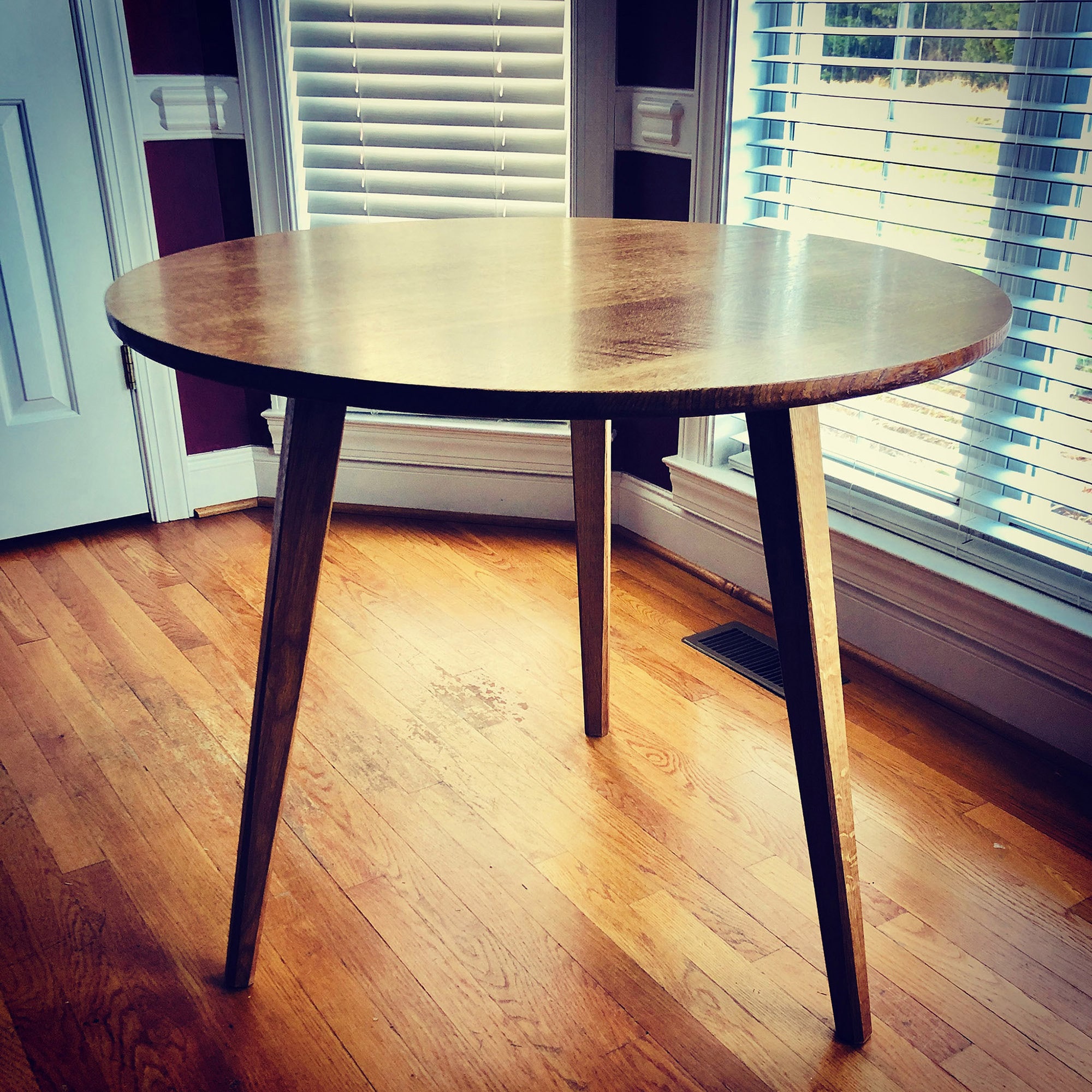 Staked 3 Legged Table - Etsy