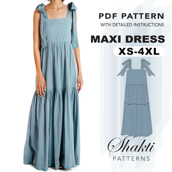 Plus Size Maxi Dress - Etsy