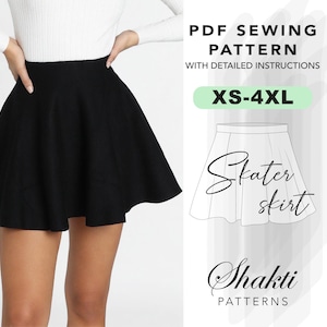 Skirt Pattern - Etsy