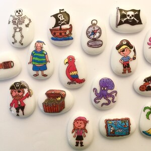 Pirate Treasure Island Adventure Pirates Story Stones - Etsy