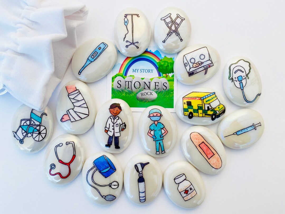 Hospital, Doctors, Medical, NHS, Routine, Rocks, Story Stones ...