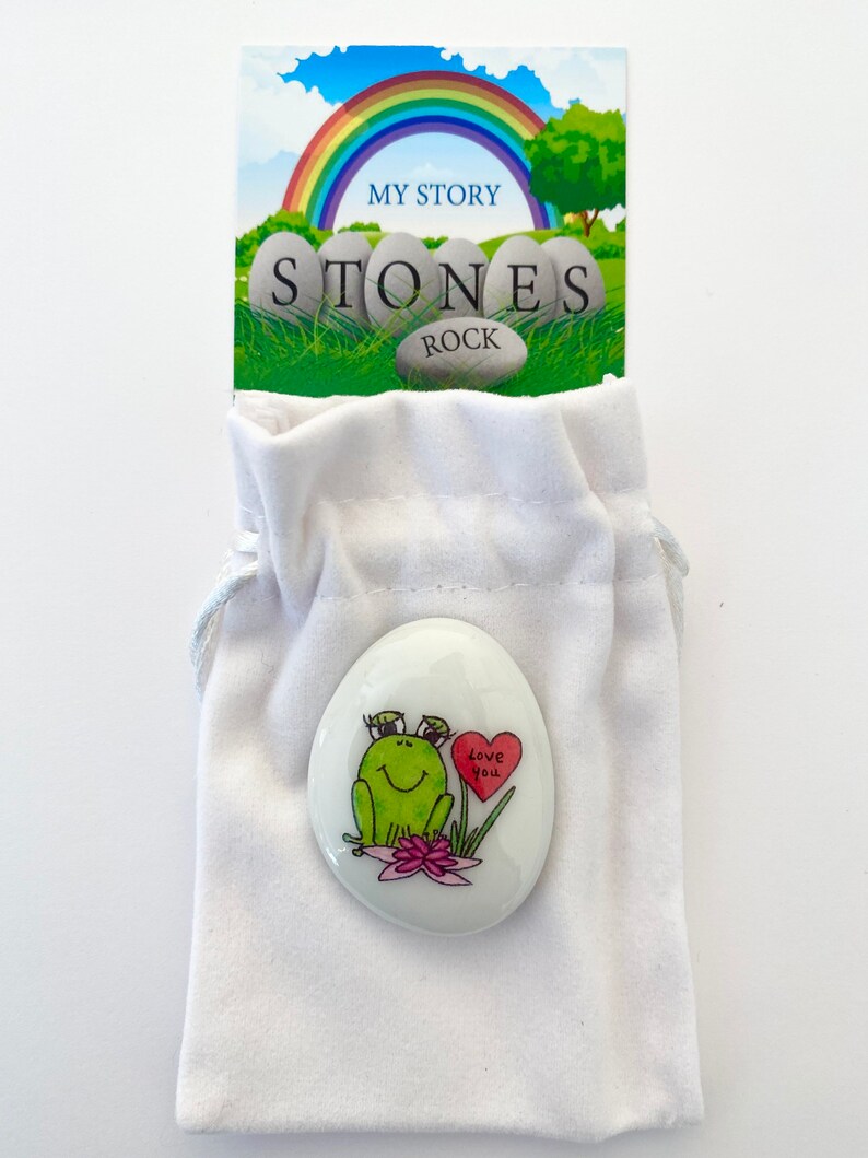 Frog Heart Personalised Friendship Good Luck Keepsake | Etsy