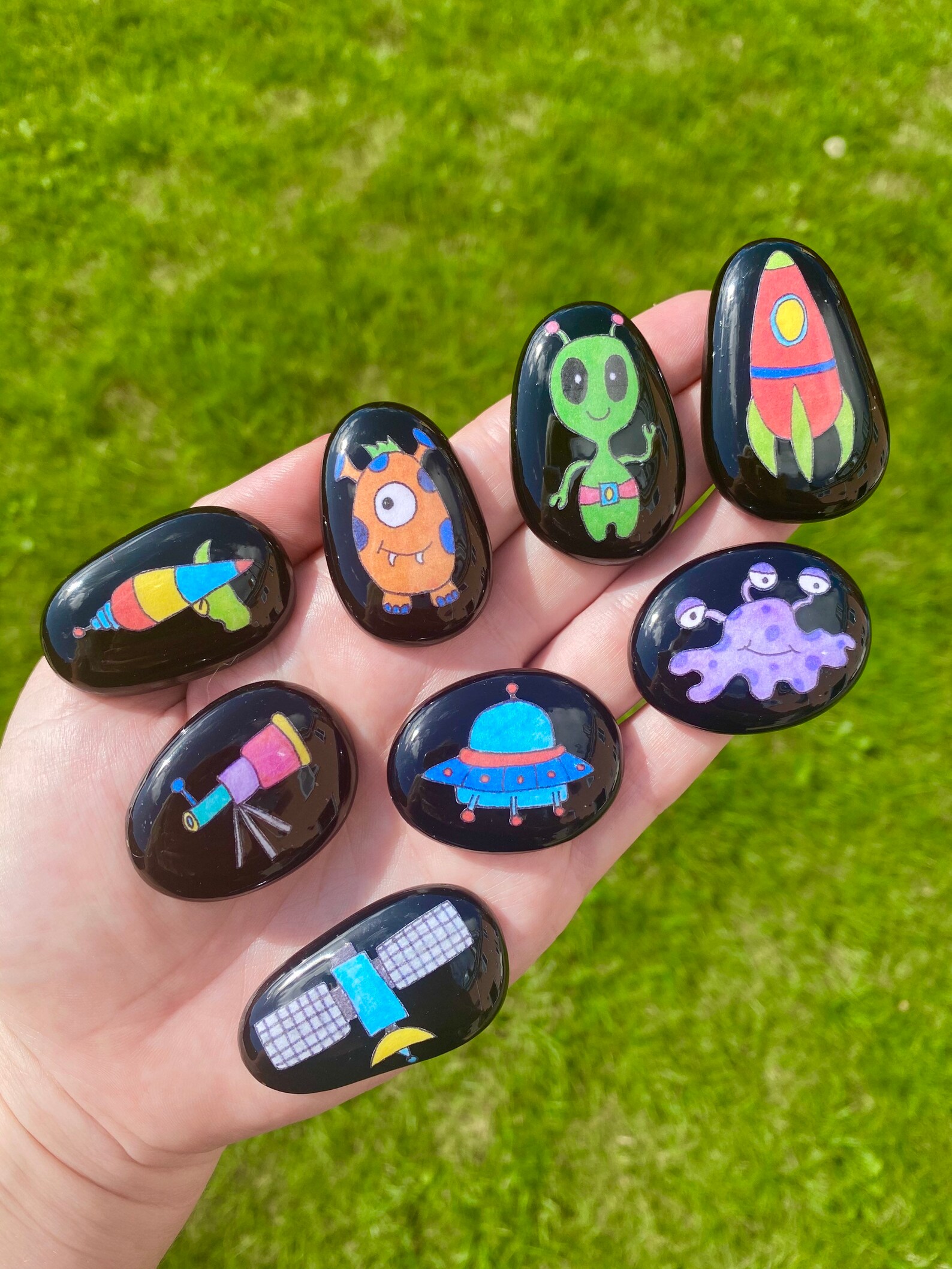 Solar System, Story Stones, Set, Story Telling, Imaginative Play ...