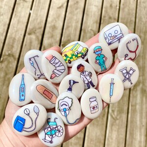 Hospital, Doctors, Medical, NHS, Routine, Rocks, Story Stones ...