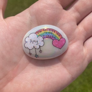 Rainbow, Rainbow Bridge, Stone, Gift, Present, Momento, Best Friends ...
