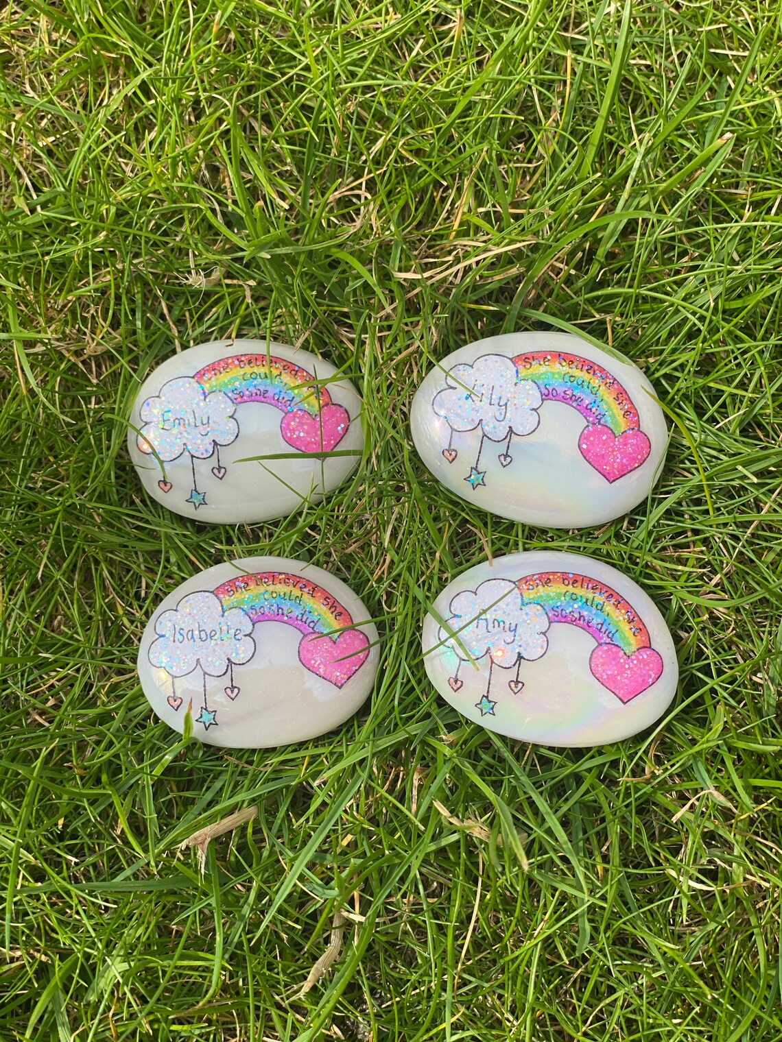 Rainbow Rainbow Bridge Stone Gift Present Momento Best - Etsy