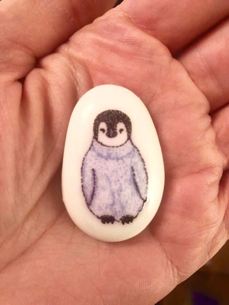 Baby Penguin Penguin Love Friendship Good Luck Keepsake | Etsy