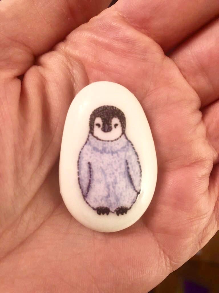 Baby Penguin Penguin Love Friendship Good Luck Keepsake | Etsy