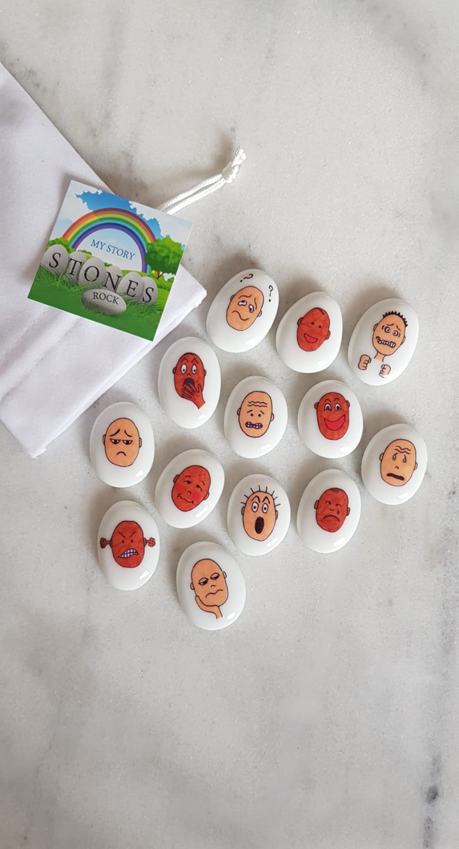 Emotie Monsters Emoties Hoe voel je je vandaag Stenen | Etsy Nederland