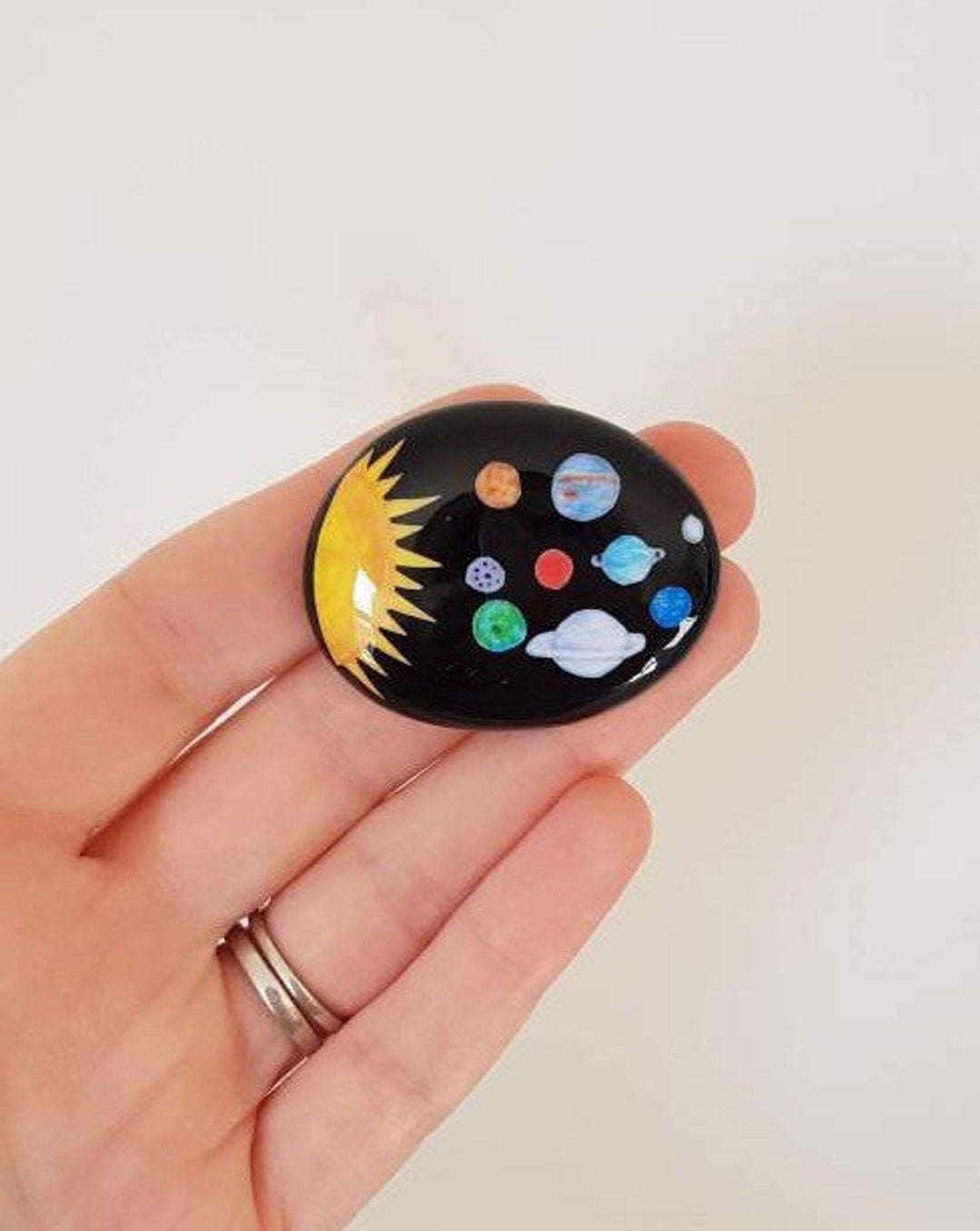 Solar System, Pebble, Good Luck, Keepsake, Stone, Gift, Present ...