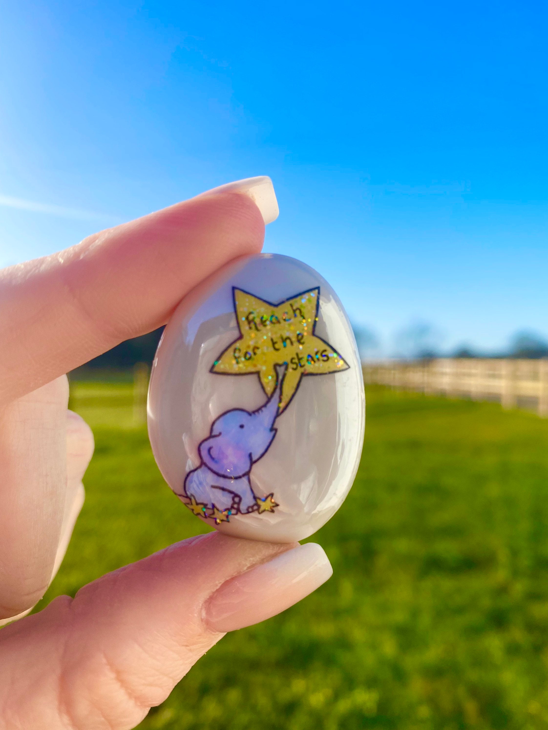 Elephant Star Personalised Friendship Good Luck Keepsake - Etsy