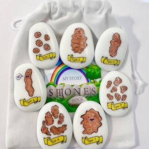 Bristol Stool Chart, Poo, Stool, Pebbles, Gift, Story Stones ...