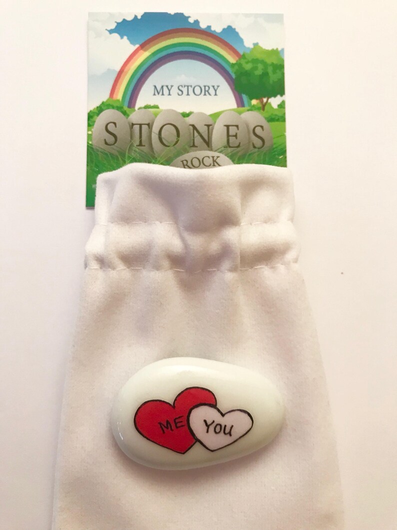 I Love You Stone Heart Congratulations Valentines - Etsy UK