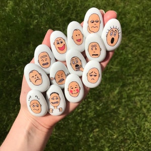 Emotion, Faces, Emotions, Regulation Tools, Stones, Emotional, Literacy ...