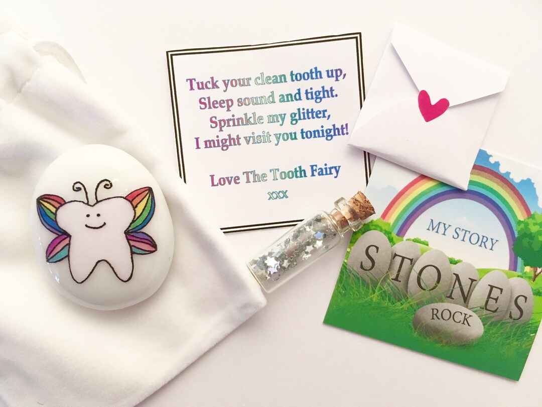 Tooth Fairy, Tooth, Fairy, Stone, Childrens, Charm, Keepsake, Glitter ...