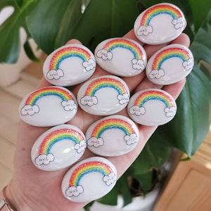 Good Luck, Rainbow, Keepsake, Stone, Gift, Present, Momento, Best ...