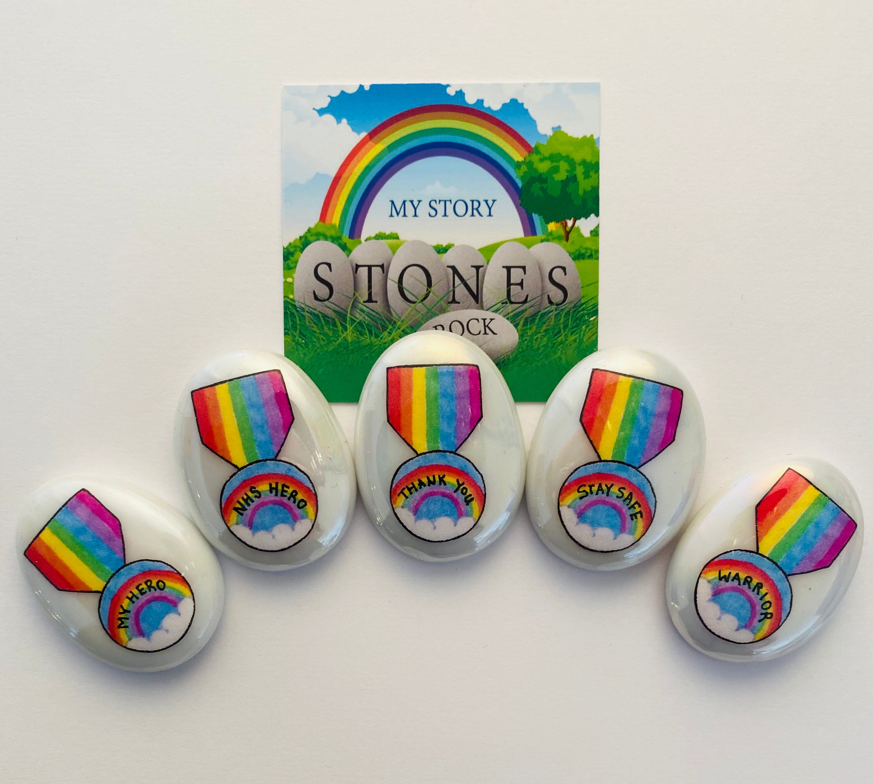 Rainbow Medal NHS Medal Rainbow Thank you Personalised | Etsy