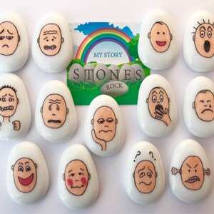 Emotion, Faces, Emotions, Regulation Tools, Stones, Emotional, Literacy ...