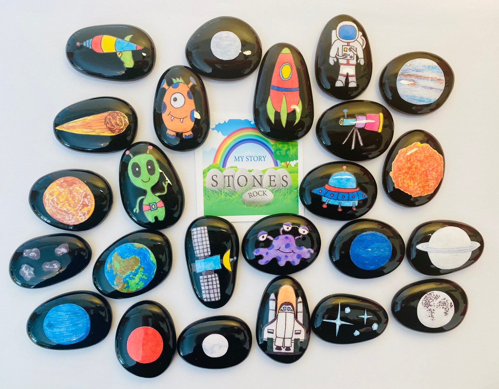Solar System, Story Stones, Set, Story Telling, Imaginative Play ...