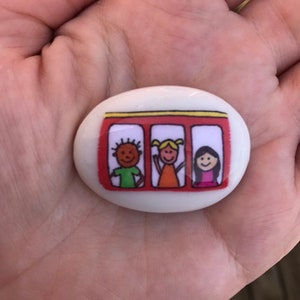 Wheels on the Bus, Nursery Rhyme, Songs, Preschool, Story Stones ...