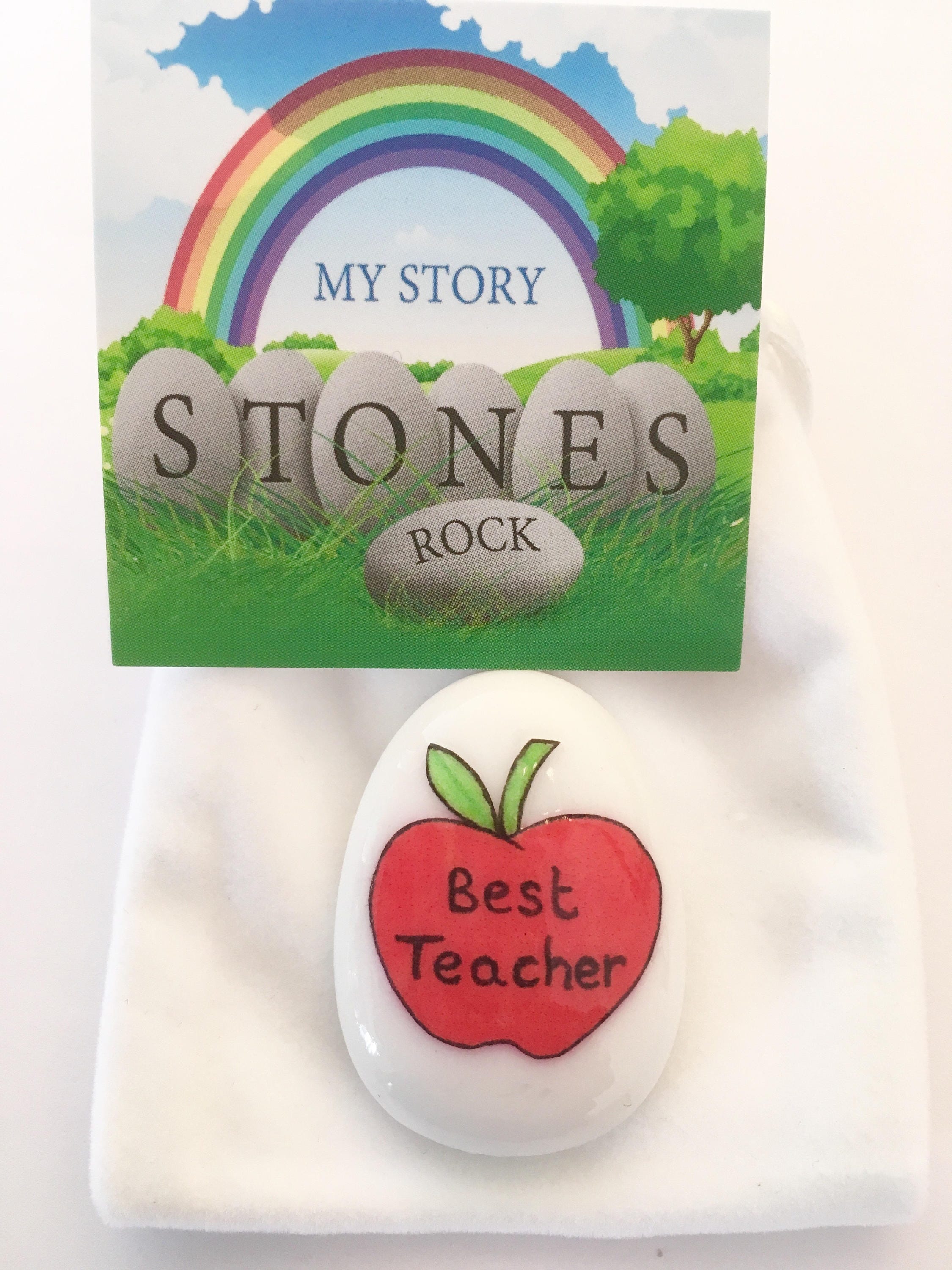 Best Teacher Teacher Gift Good Luck Keepsake Stone Gift - Etsy UK