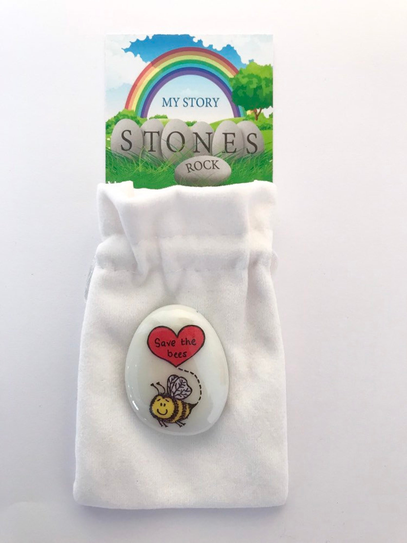 Bee Heart Personalised Friendship Good Luck Keepsake - Etsy