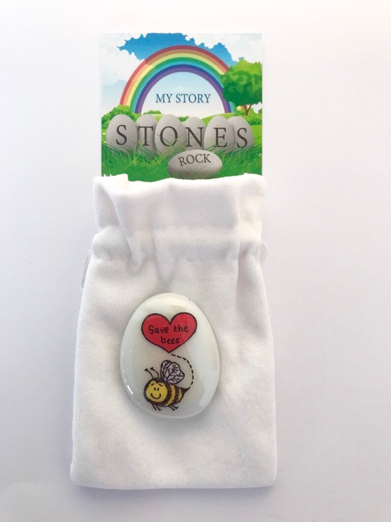 Bee Heart Personalised Friendship Good Luck Keepsake - Etsy