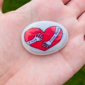 Pocket Hug, Heart, Personalised, Friendship, Hug, Keepsake, Stone, Gift ...