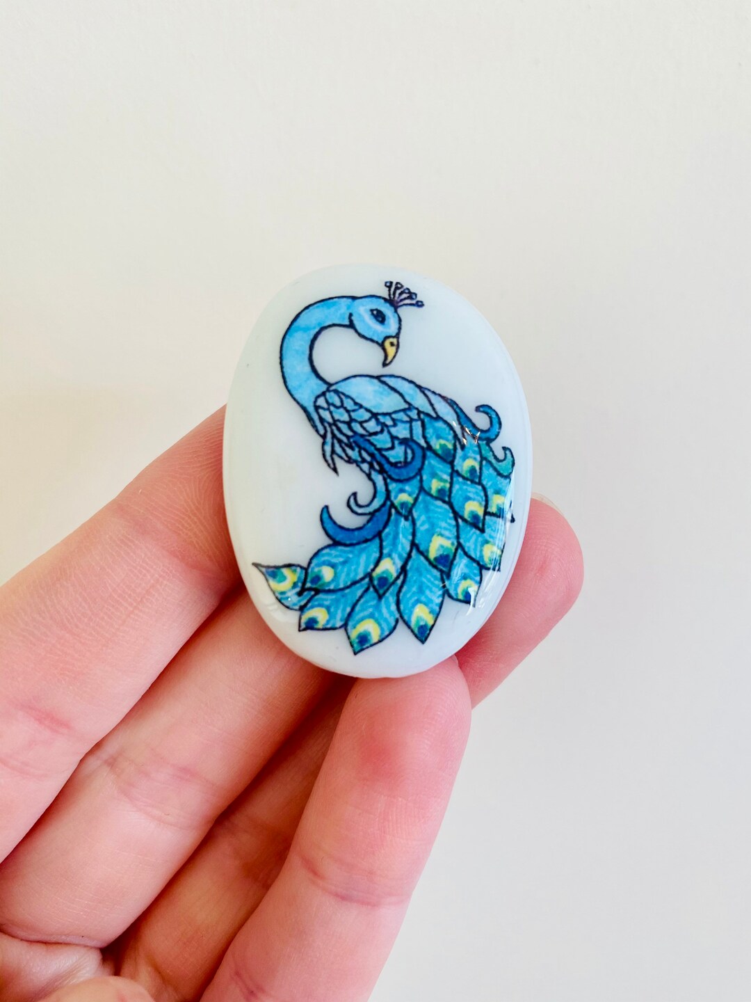 Peacock, Friendship, Good Luck, Keepsake, Stone, Gift, Present, Momento ...