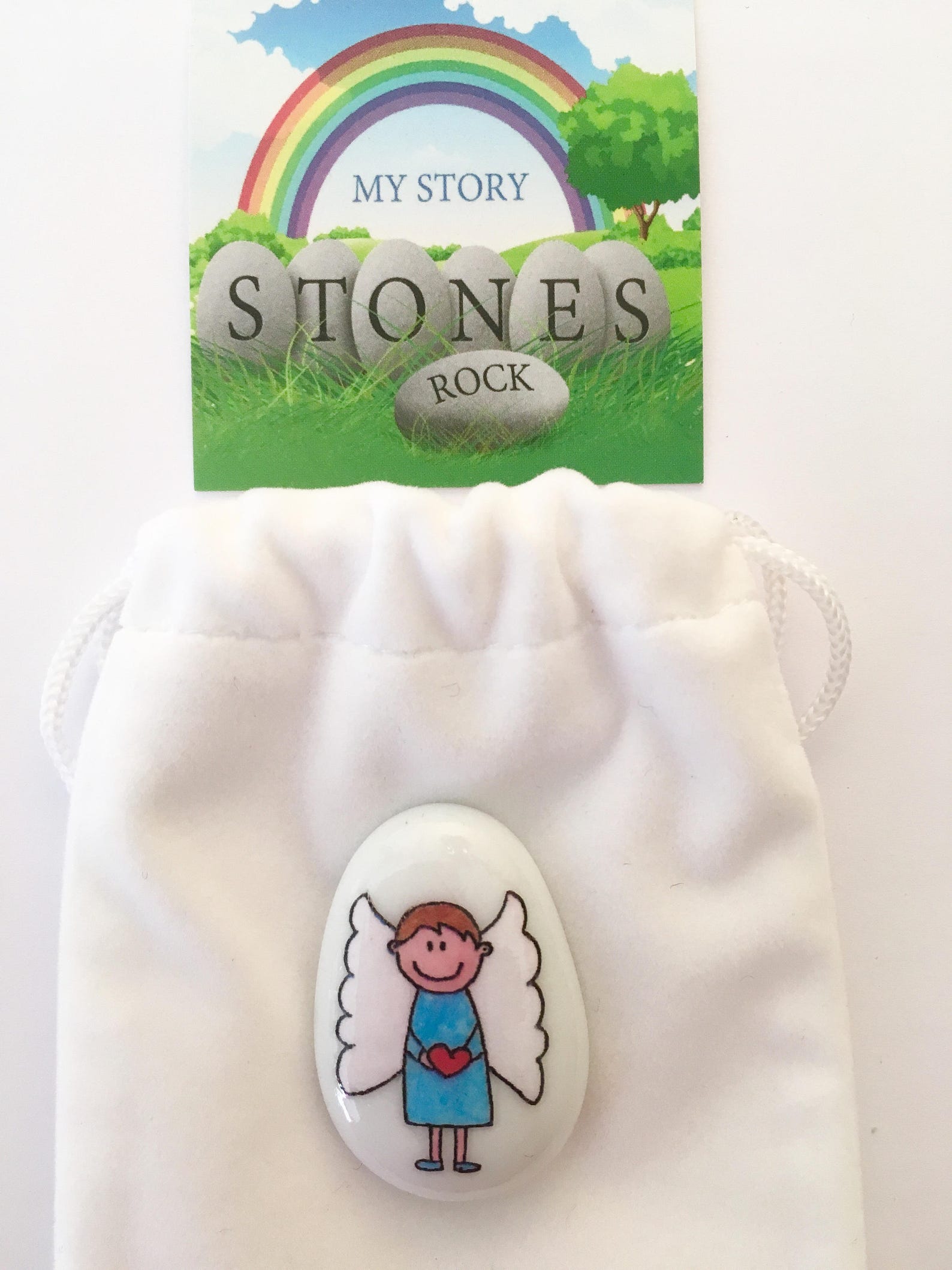 Guardian Angel Angel Keepsake Stone Gift Present - Etsy UK