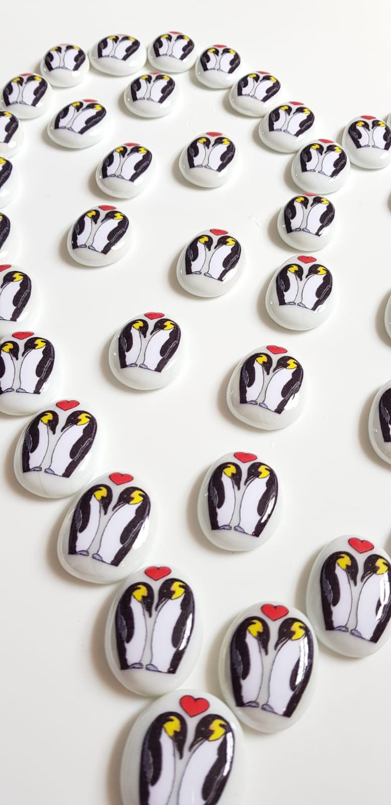 Penguin, Penguin Love, Friendship, Good Luck, Keepsake, Stone, Gift ...