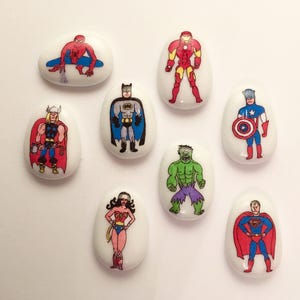Superhero, Hero, Friendship, Good Luck, Keepsake, Stone, Gift, Present ...