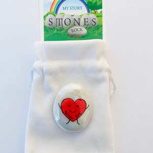 Pocket Hug, Heart, Personalised, Friendship, Good Luck, Keepsake, Stone ...