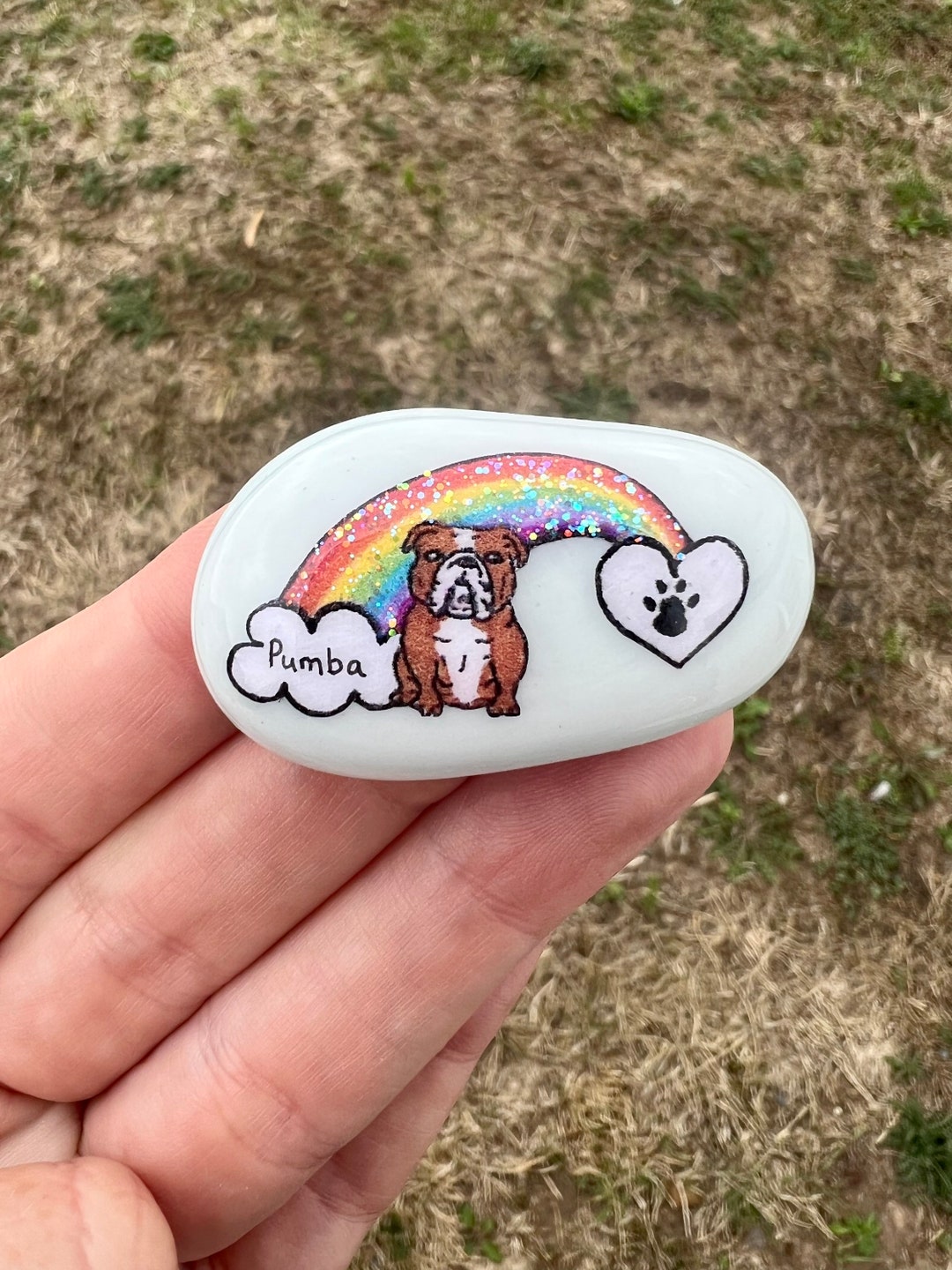 English Bulldog, Rainbow Bridge, Pet Loss, Rainbow, Rainbow Bridge, Dog ...