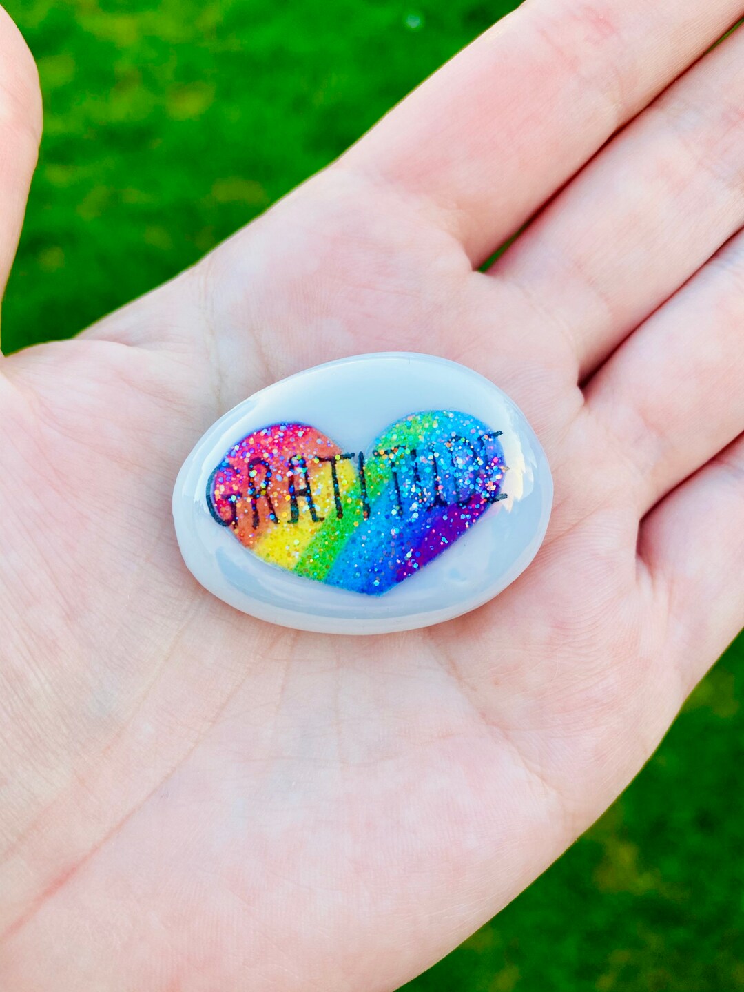 Gratitude, Kindness, Be Kind, Worry Stone, Mindfulness, Anxiety Aid ...