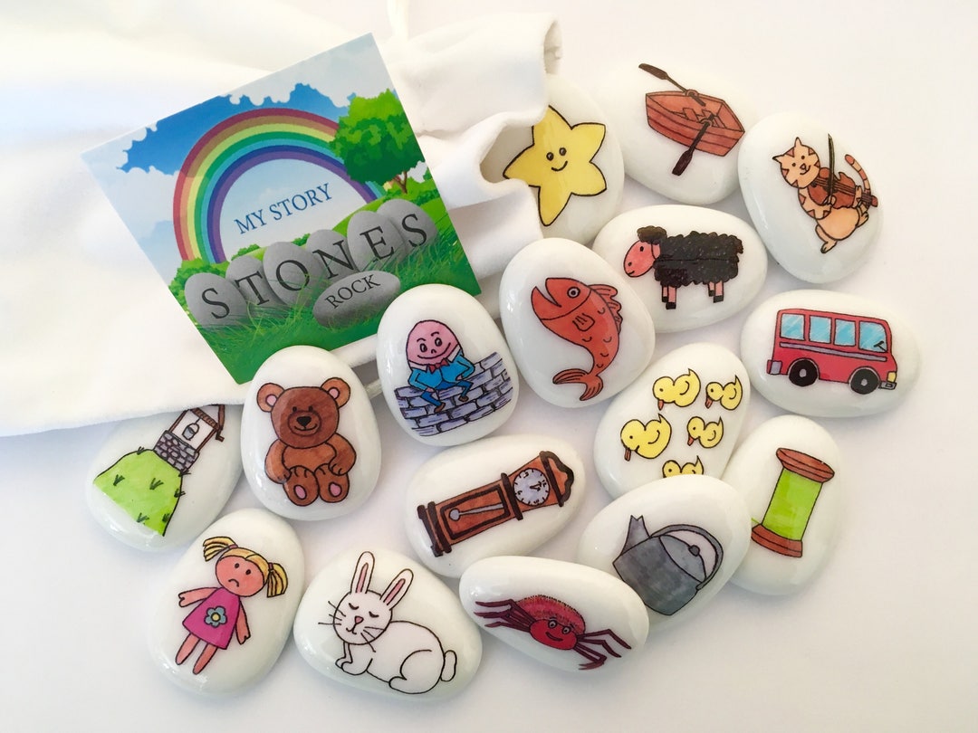 Nursery Rhyme, Songs, Preschool, Story Stones, Storytelling Set,early ...