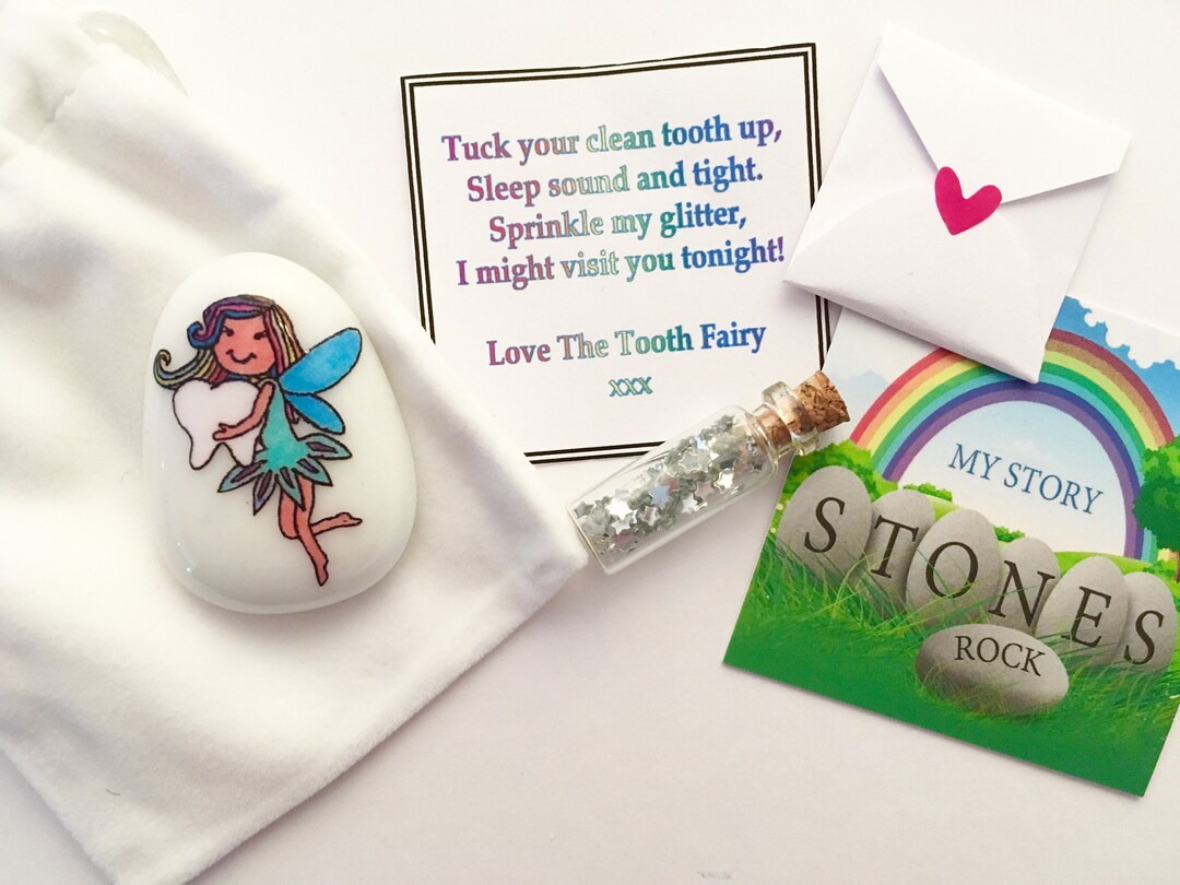 Tooth Fairy, Tooth, Fairy, Stone, Childrens, Charm, Keepsake, Glitter ...