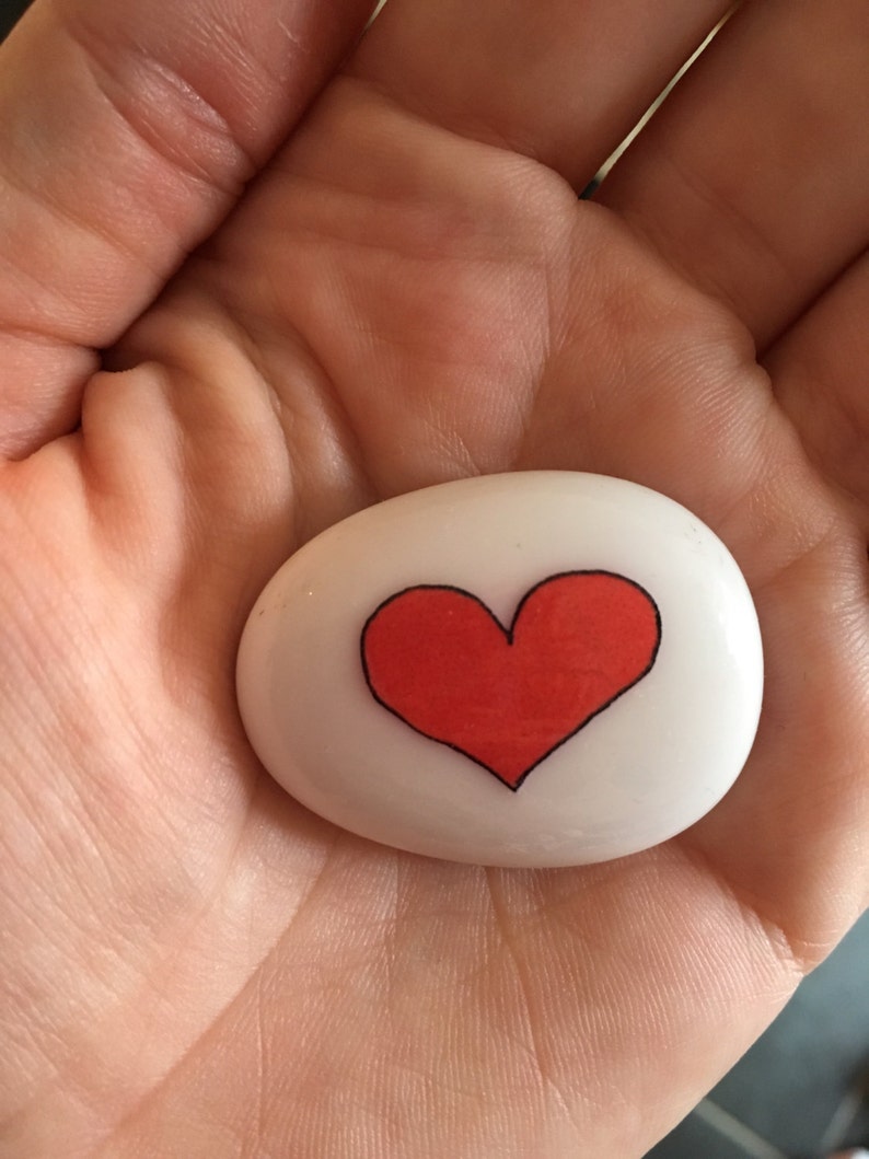 I Love You Stone Heart Congratulations Valentines - Etsy UK