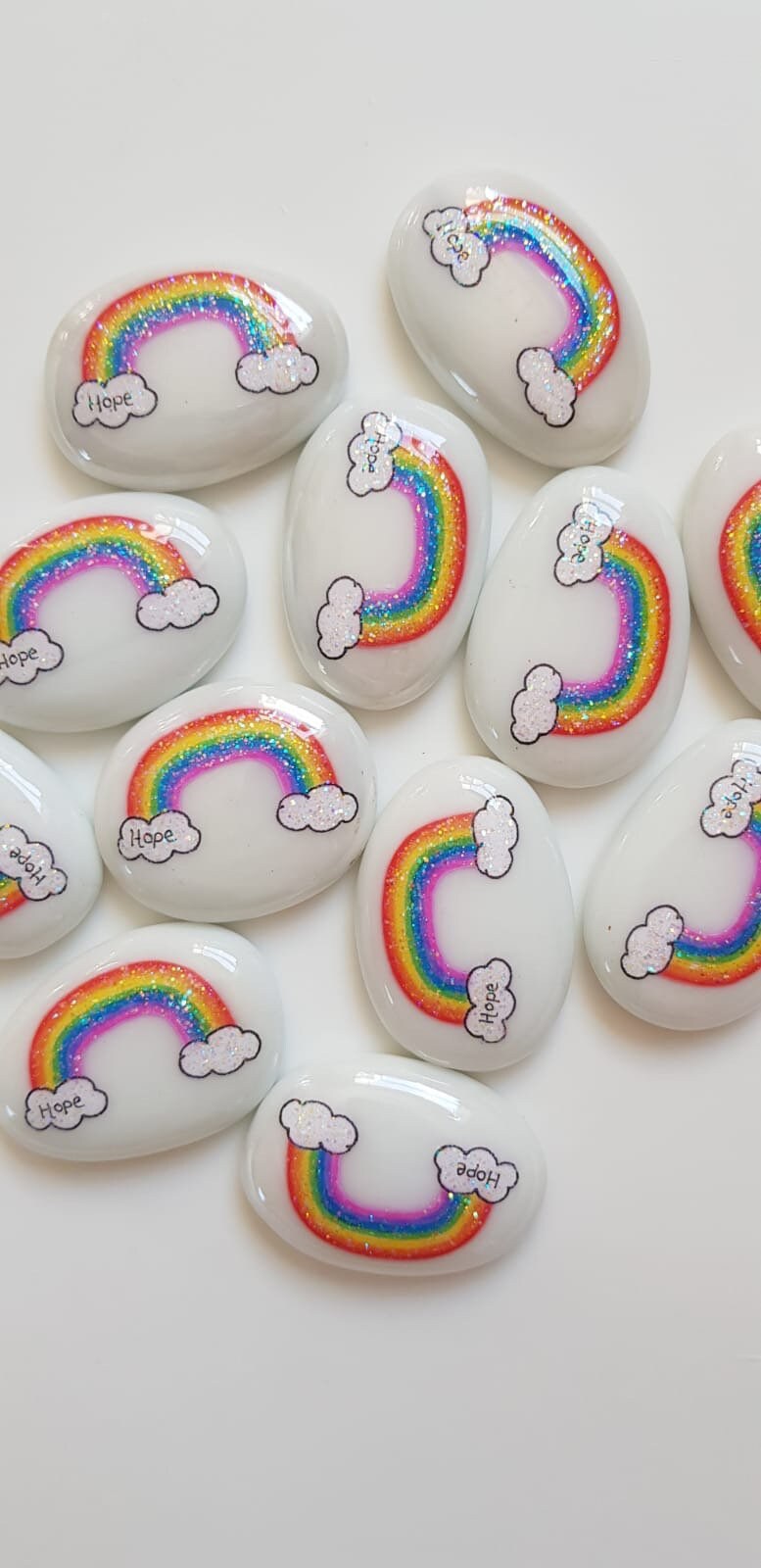 Good Luck Rainbow Keepsake Stone Gift Present Momento | Etsy