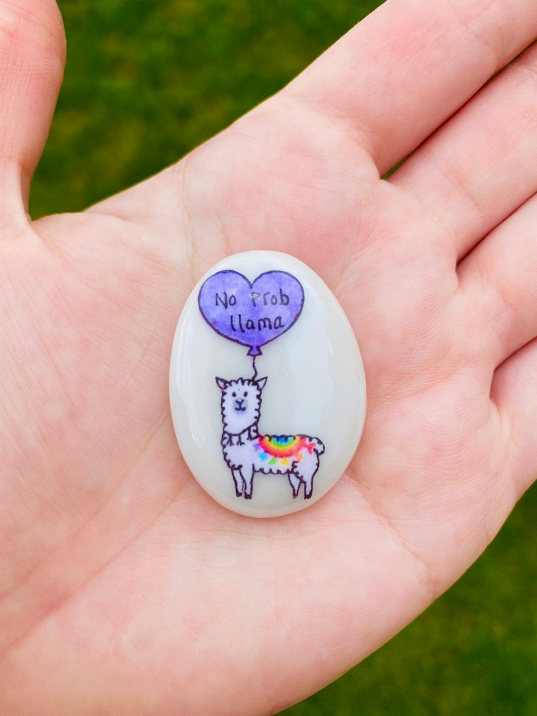 Llama, Heart, Personalised, Friendship, Good Luck, Keepsake, Alpaca ...